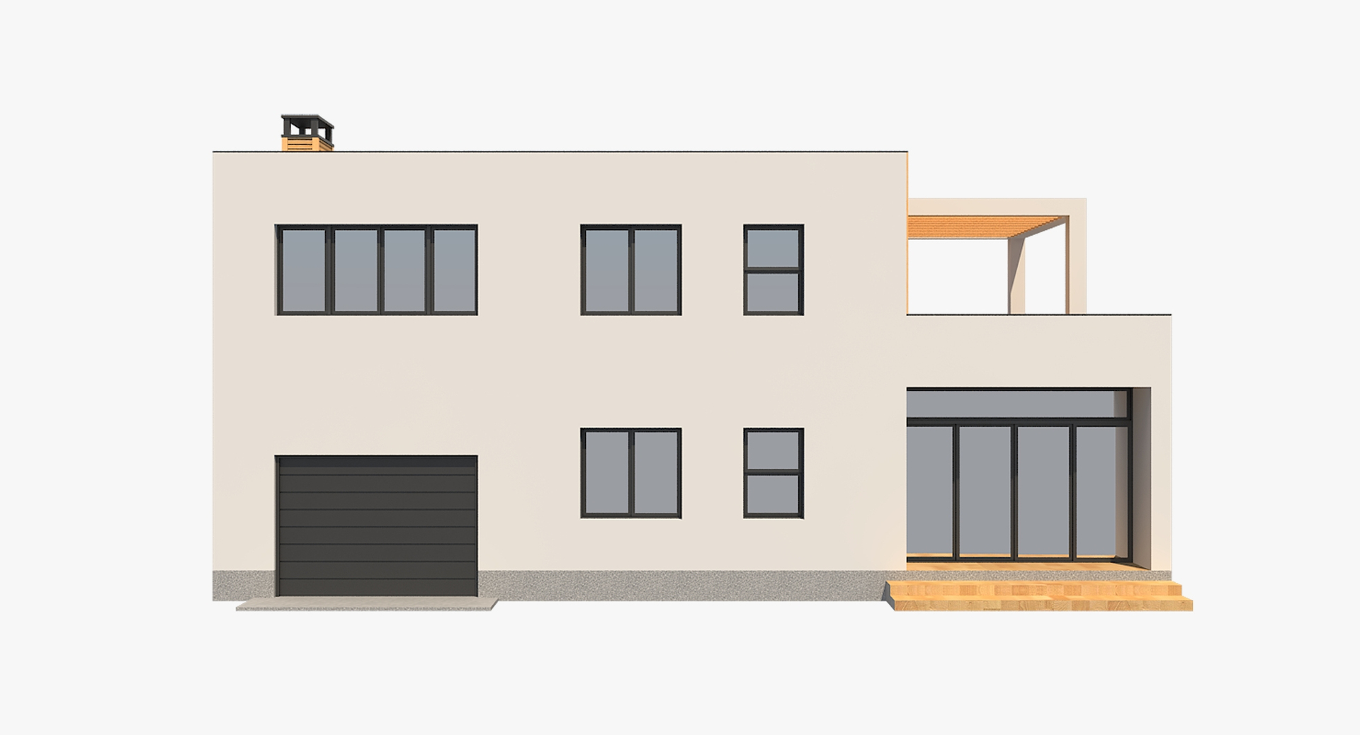 3D House Modern Model - TurboSquid 1368285