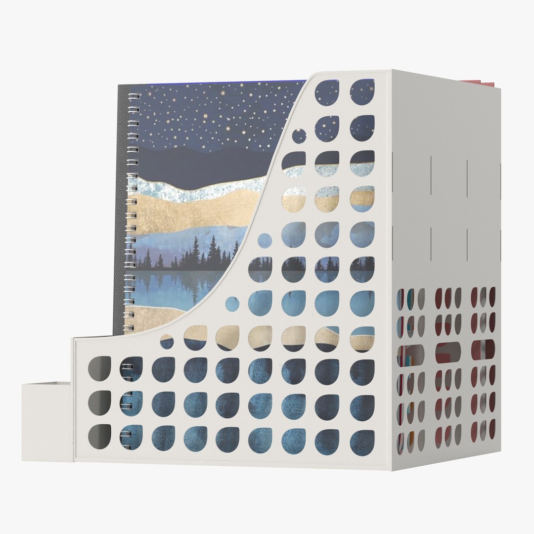 3D Document Organizer Model - TurboSquid 1618360