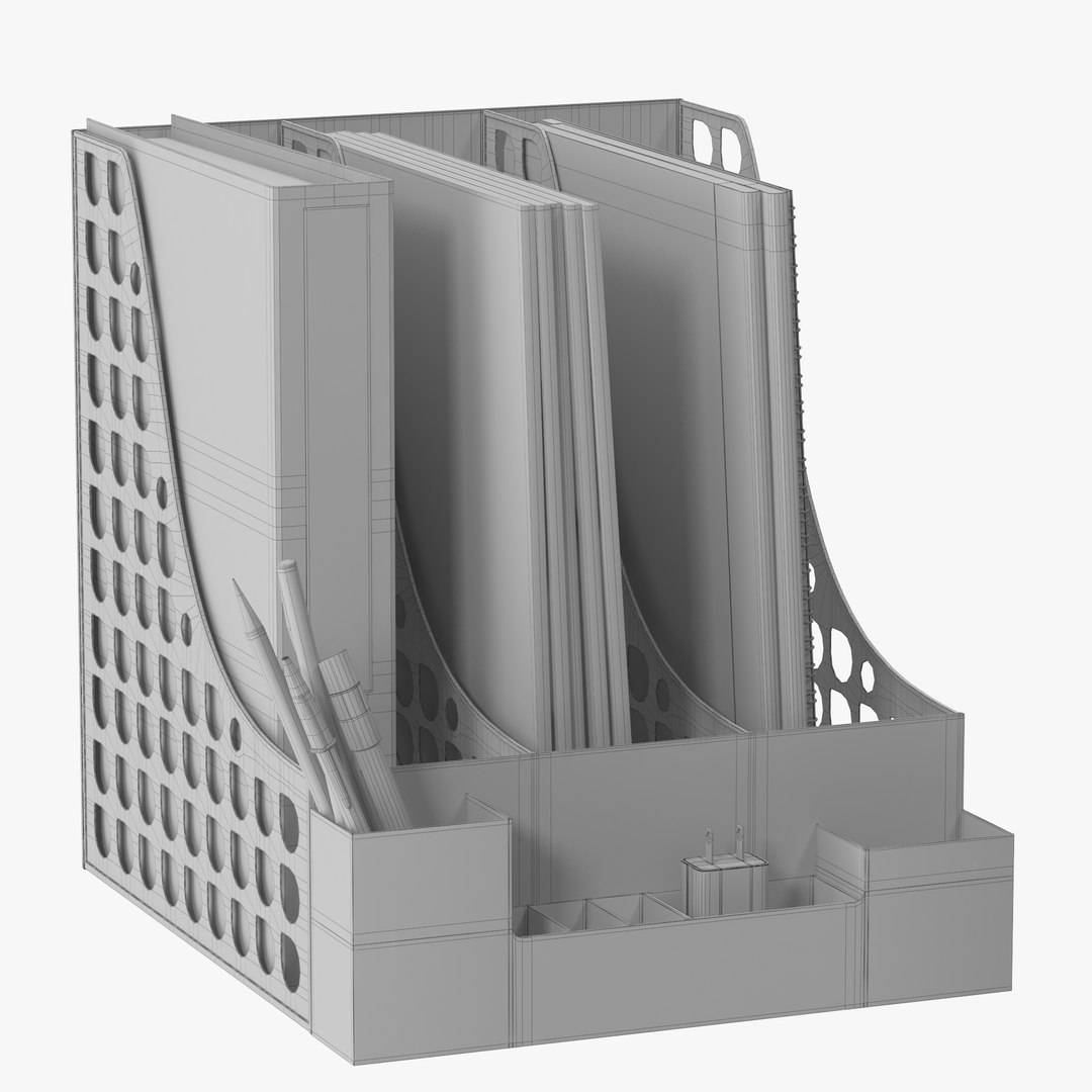 3D Document Organizer Model - TurboSquid 1618360