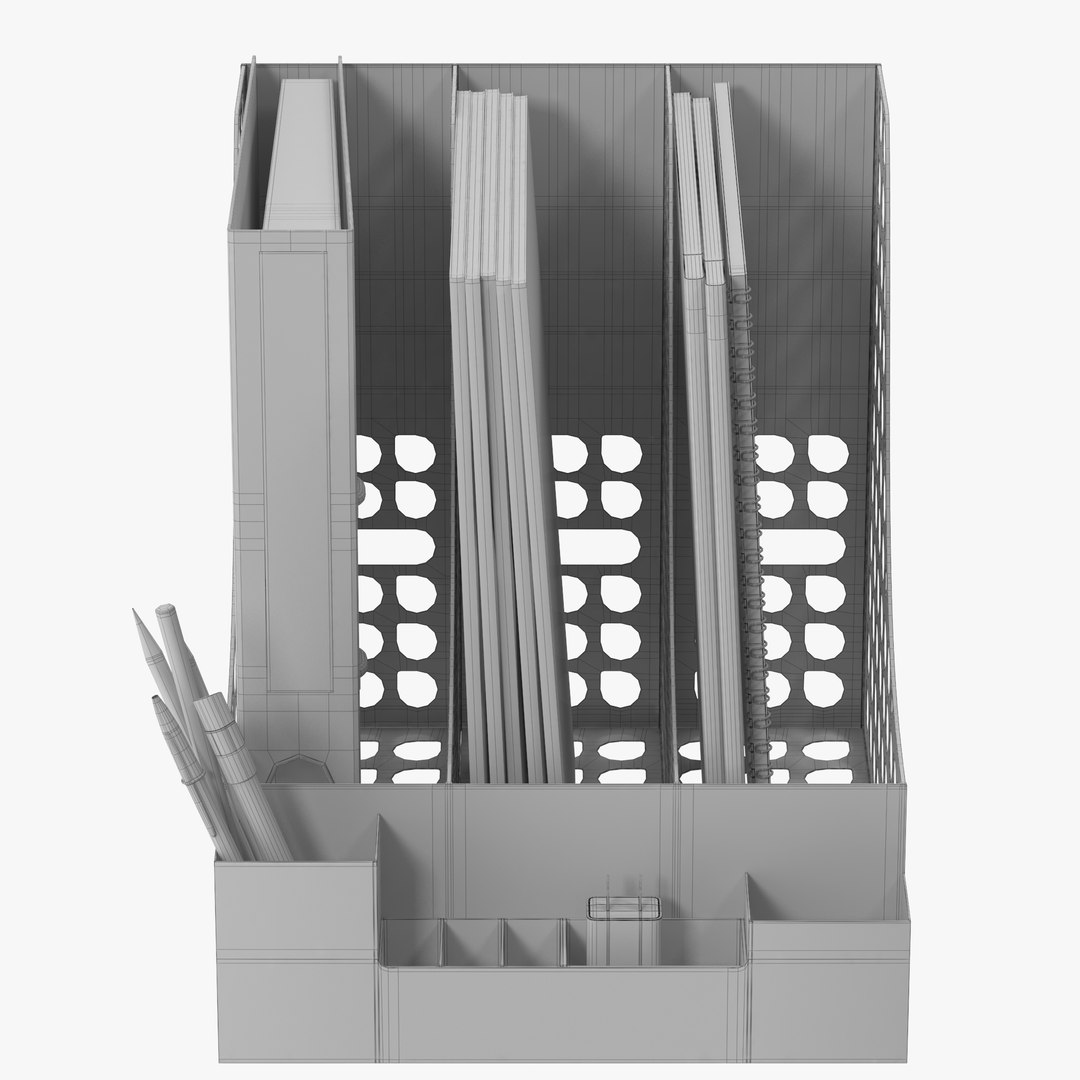 3D Document Organizer Model - TurboSquid 1618360