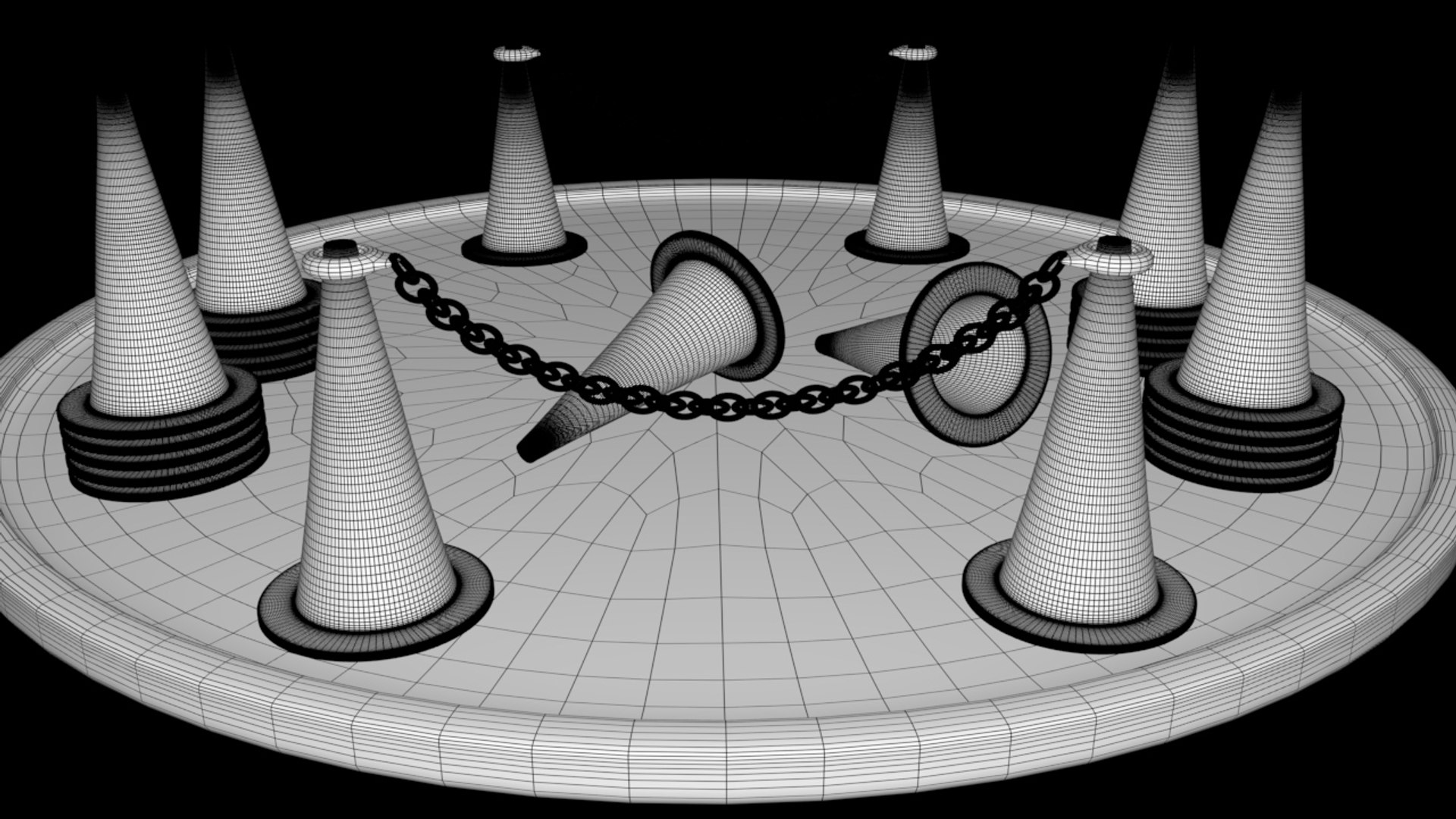 3D Traffic Cones - TurboSquid 1426250