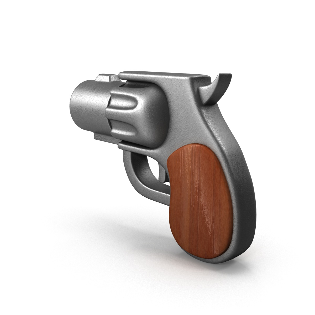 Cartoon revolver 3D model - TurboSquid 1522978