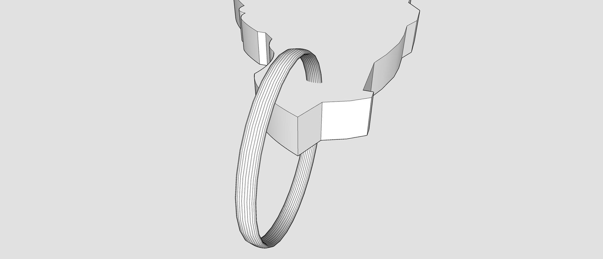 KEY RING - READY TO 3D PRINTING 3D - TurboSquid 1784218