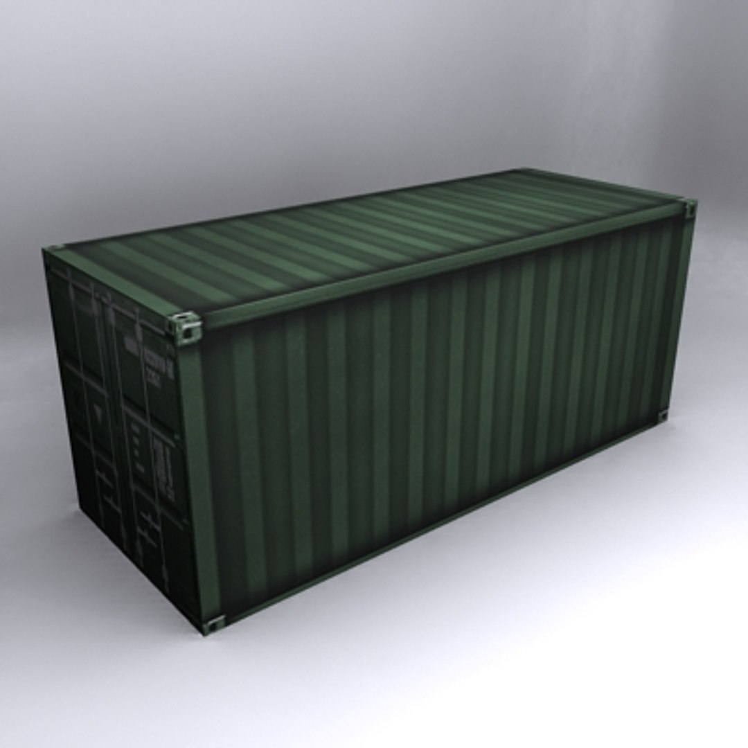 3d Model Shipping Containers