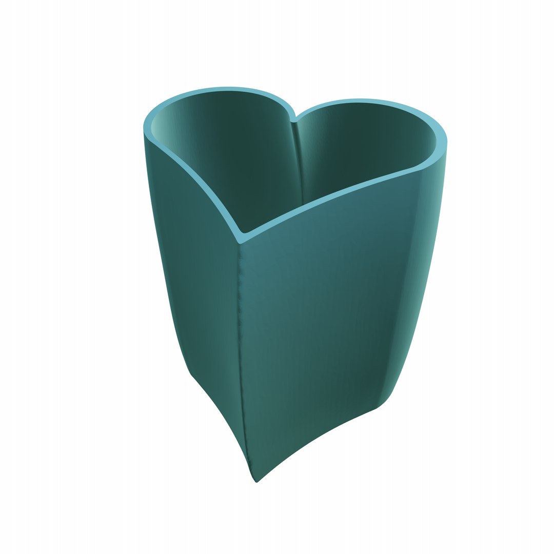 Valentine Heart Vase Decor 3D - TurboSquid 2178433