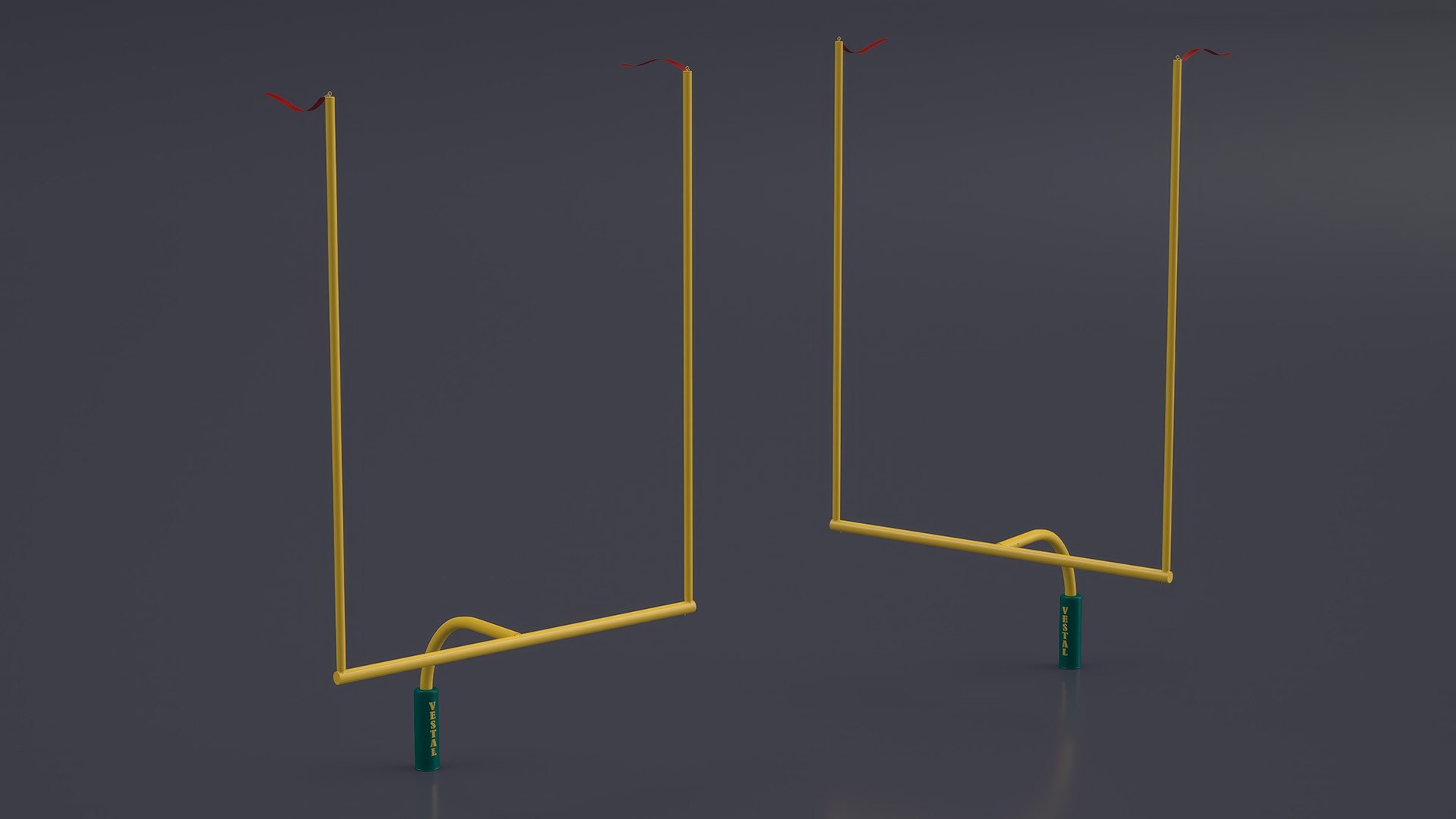 3D Model American Football Goal Posts - TurboSquid 2246794