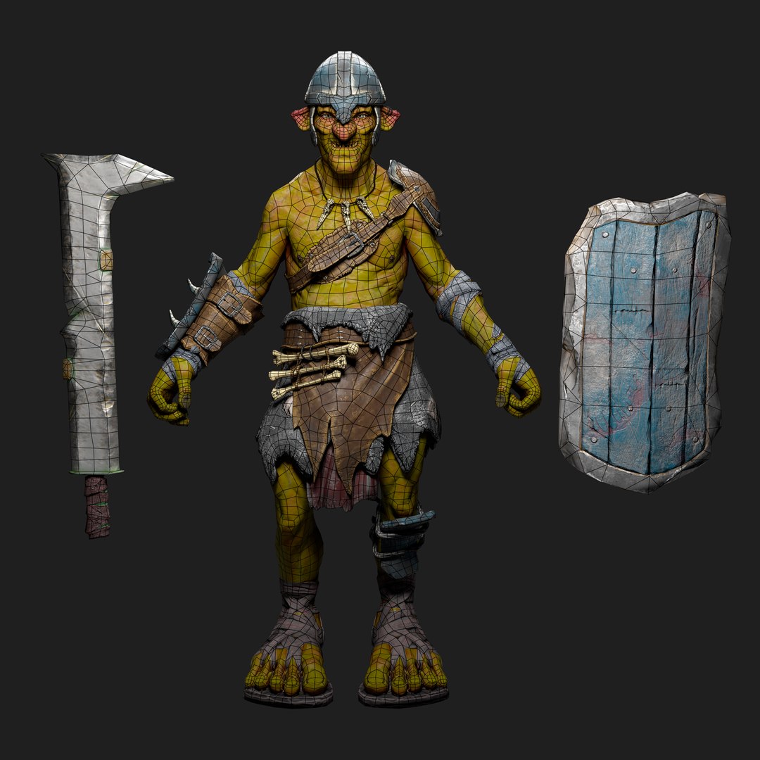 Goblin Fighter Character 3D Model - TurboSquid 1531731