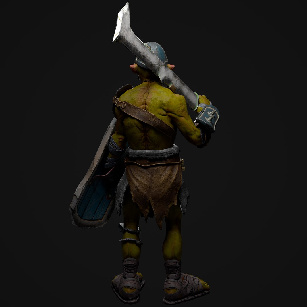 Goblin Fighter Character 3D Model - TurboSquid 1531731