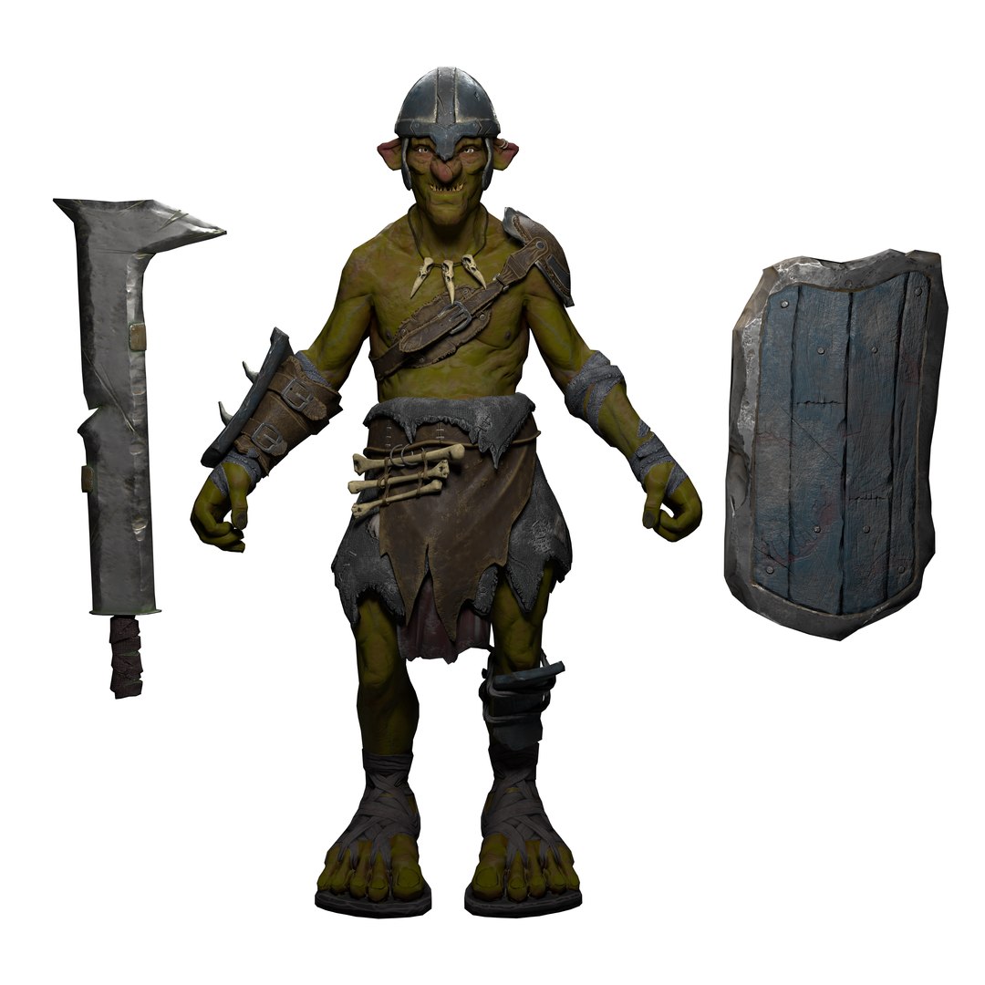 Goblin Fighter Character 3D Model - TurboSquid 1531731