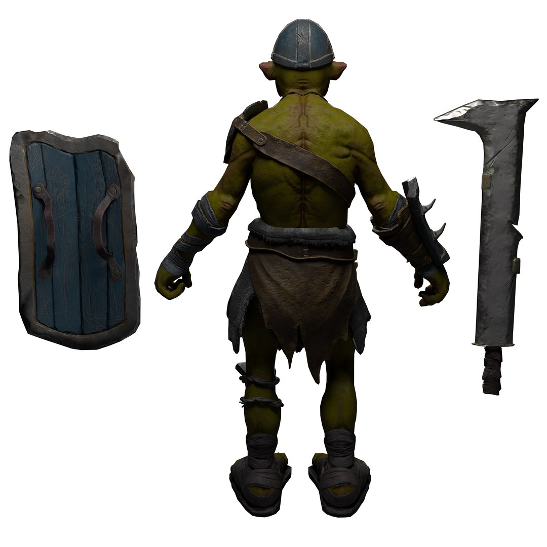 Goblin Fighter Character 3D Model - TurboSquid 1531731