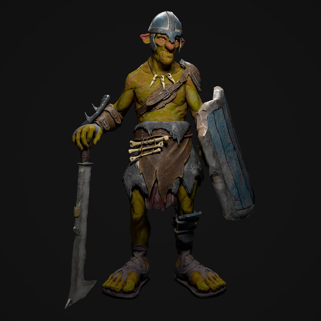 Goblin Fighter Character 3D Model - TurboSquid 1531731