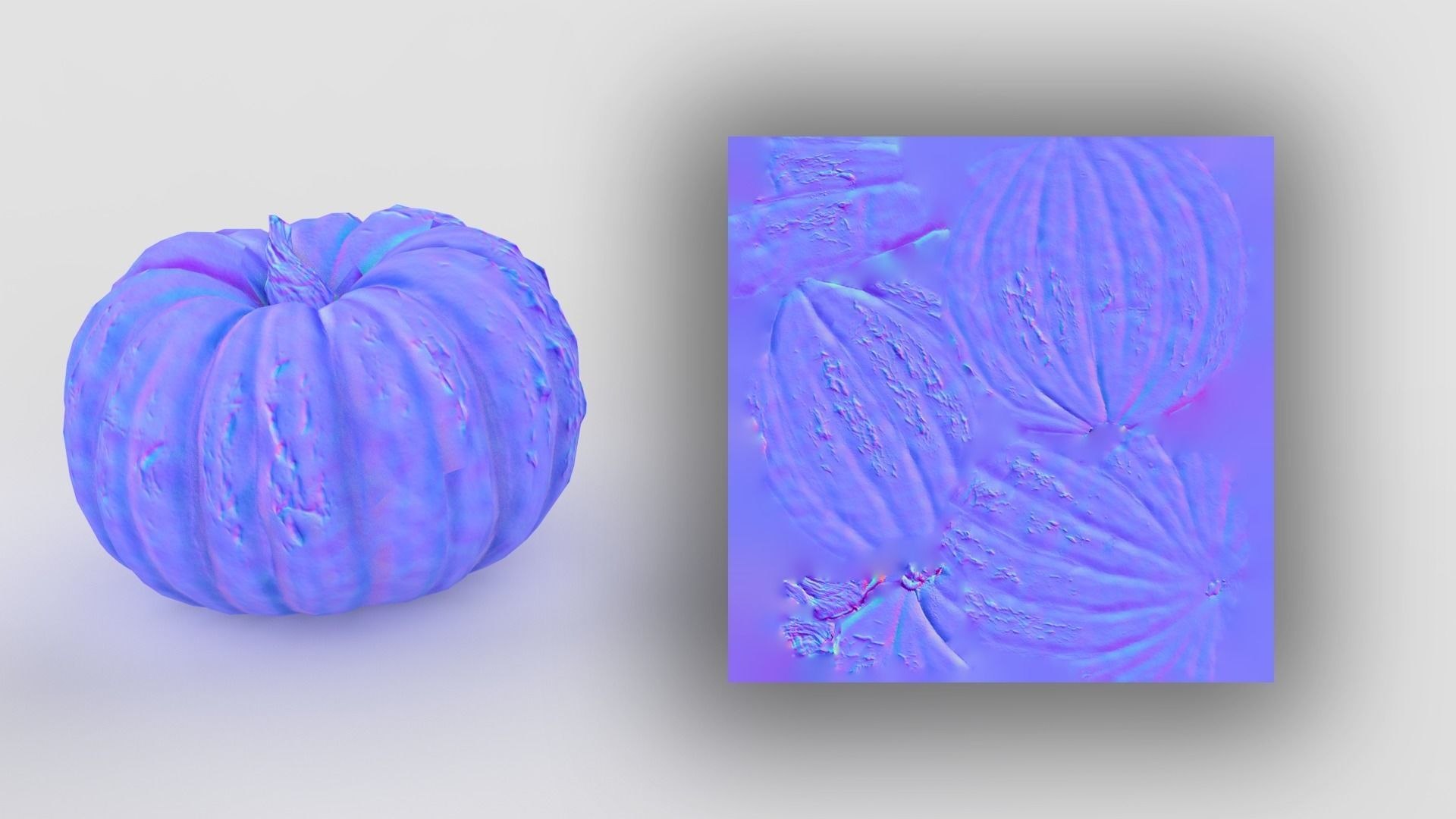 3D Green Pumpkin Scan - TurboSquid 2077674