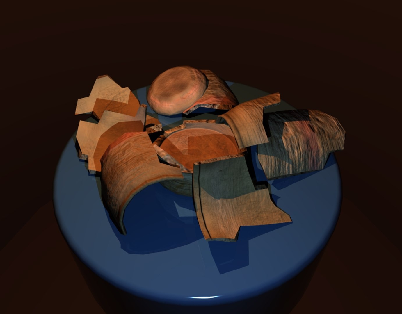 3d Model Breakable Clay Pot Games