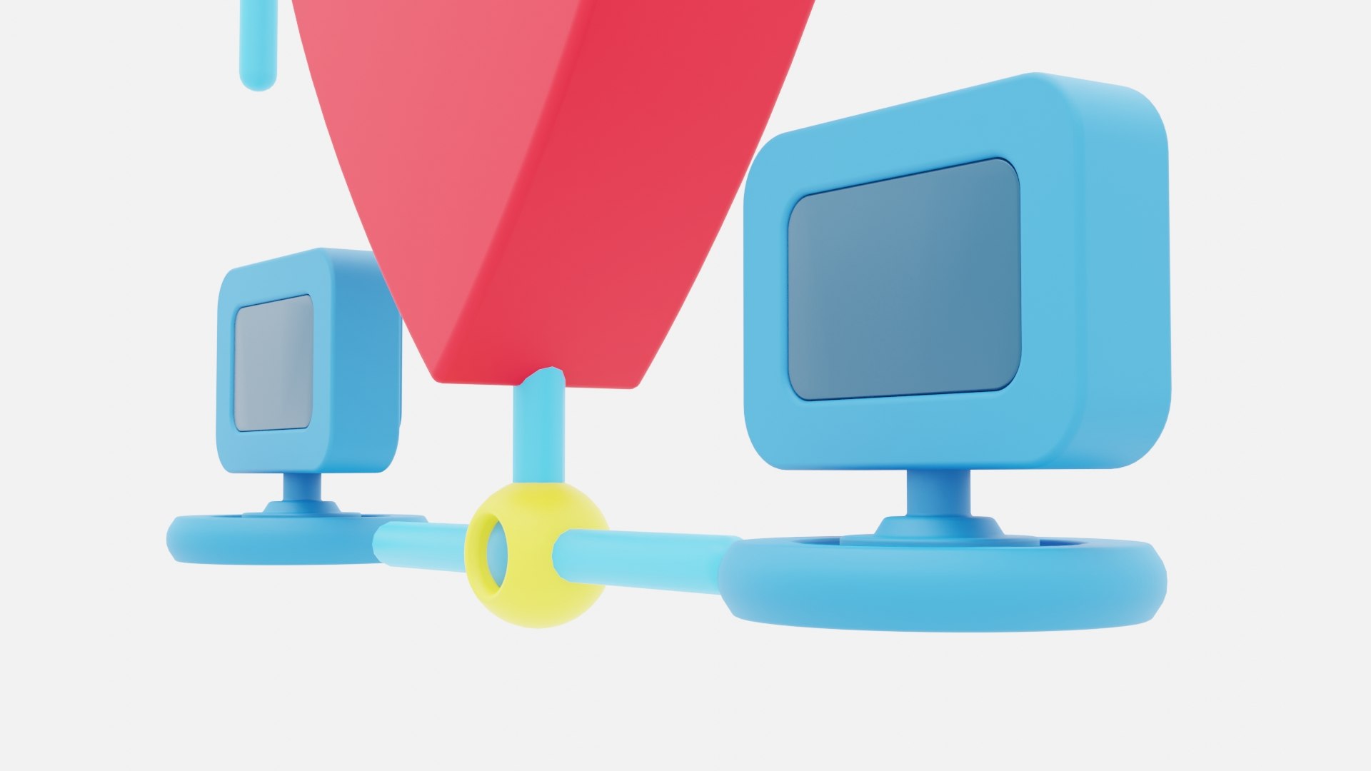 3D IP Address 3d Icon Represented With Computer And Location Pin ...