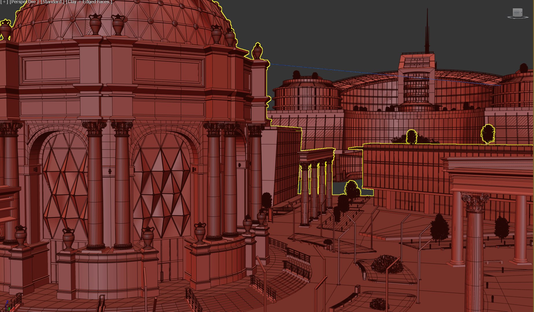 Future tower 3 3D model - TurboSquid 2109171