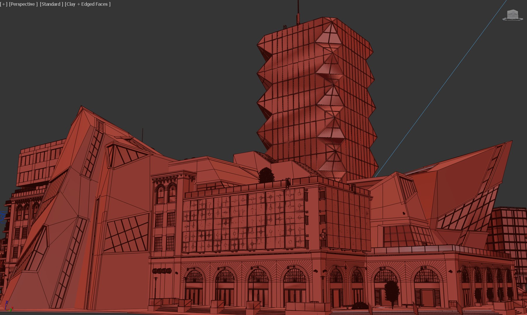 Future tower 3 3D model - TurboSquid 2109171