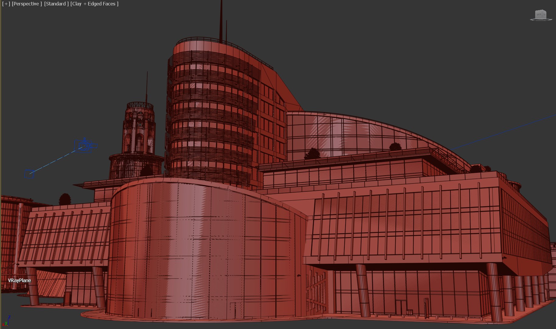 Future tower 3 3D model - TurboSquid 2109171