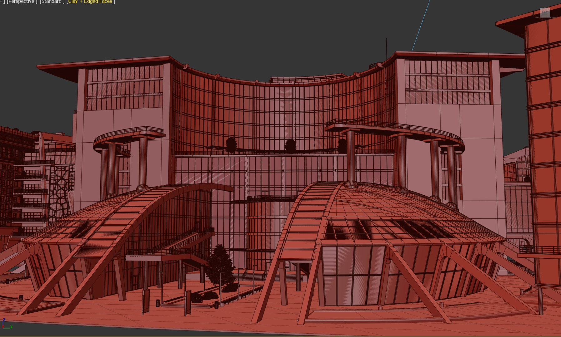 Future tower 3 3D model - TurboSquid 2109171