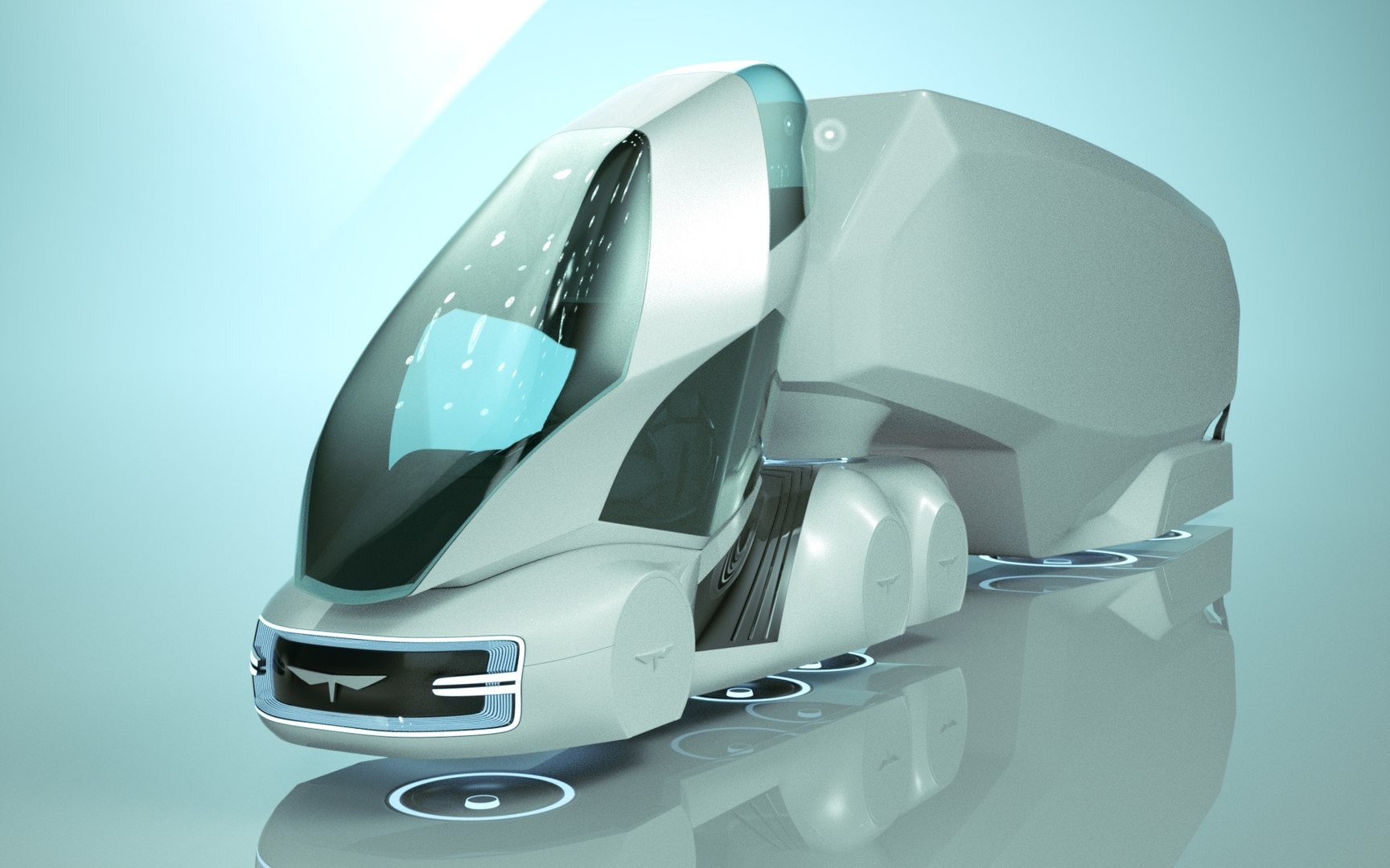 3D 5 In 1 Cheap And Cool Hover Truck Collection - TurboSquid 2185580