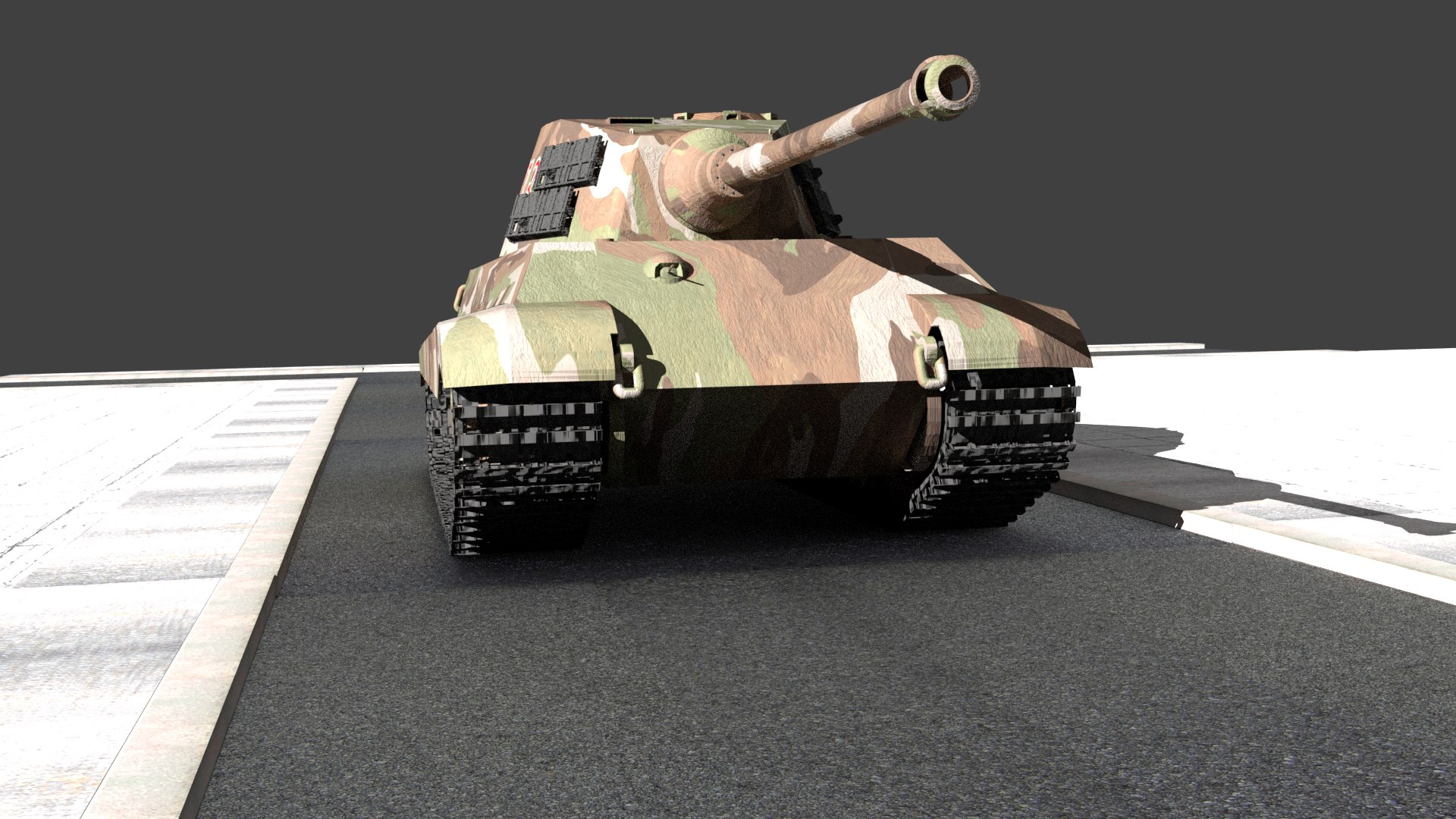 3D Tiger 2 Tank Model - TurboSquid 1180258