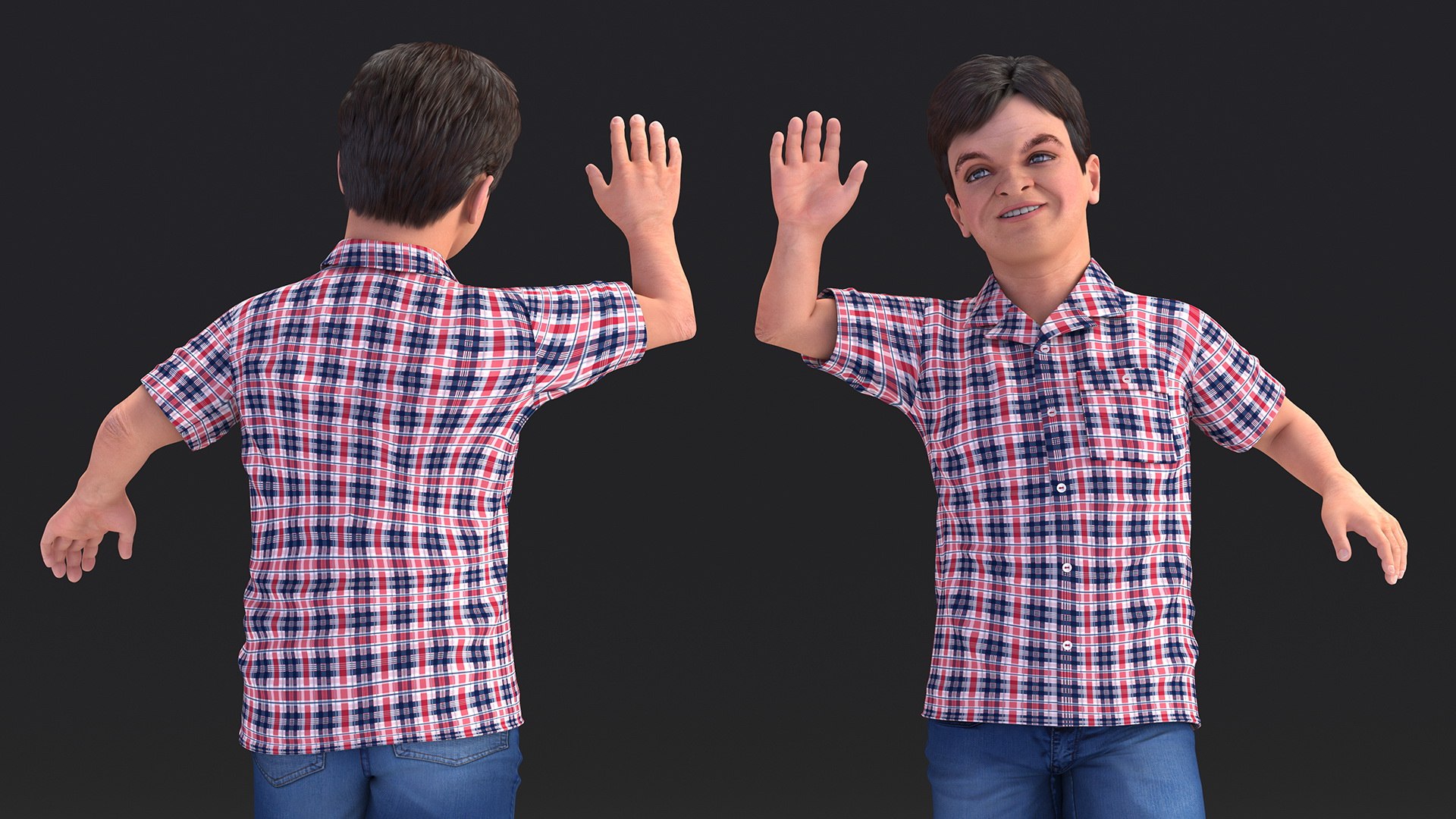 3D Walking Dwarf Man Everyday Style Model - TurboSquid 2214283