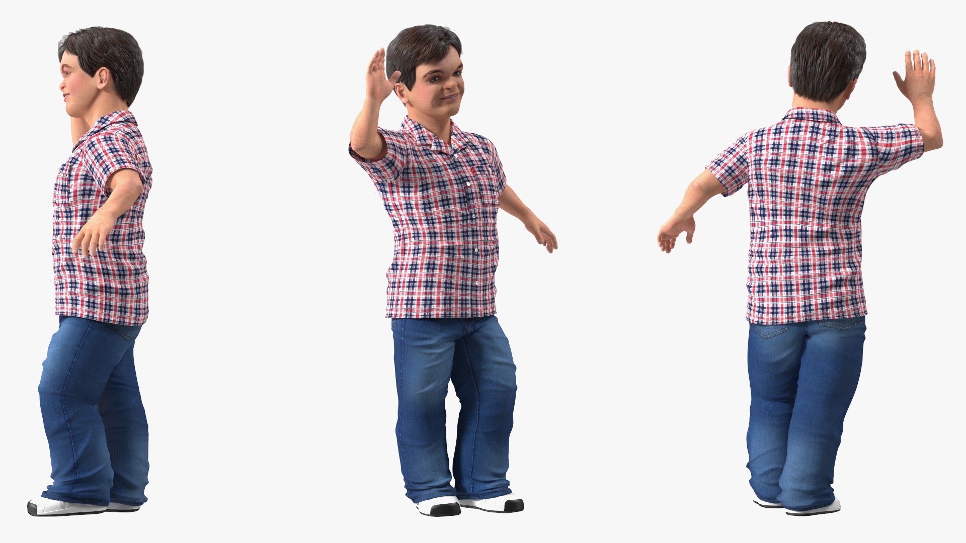 3D Walking Dwarf Man Everyday Style Model - TurboSquid 2214283