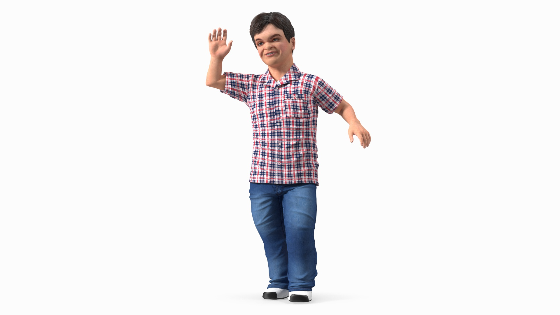3D Walking Dwarf Man Everyday Style Model - TurboSquid 2214283