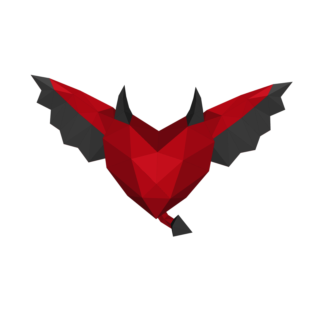 3D Model EVIL HEART 3D Papercraf - TurboSquid 1776549