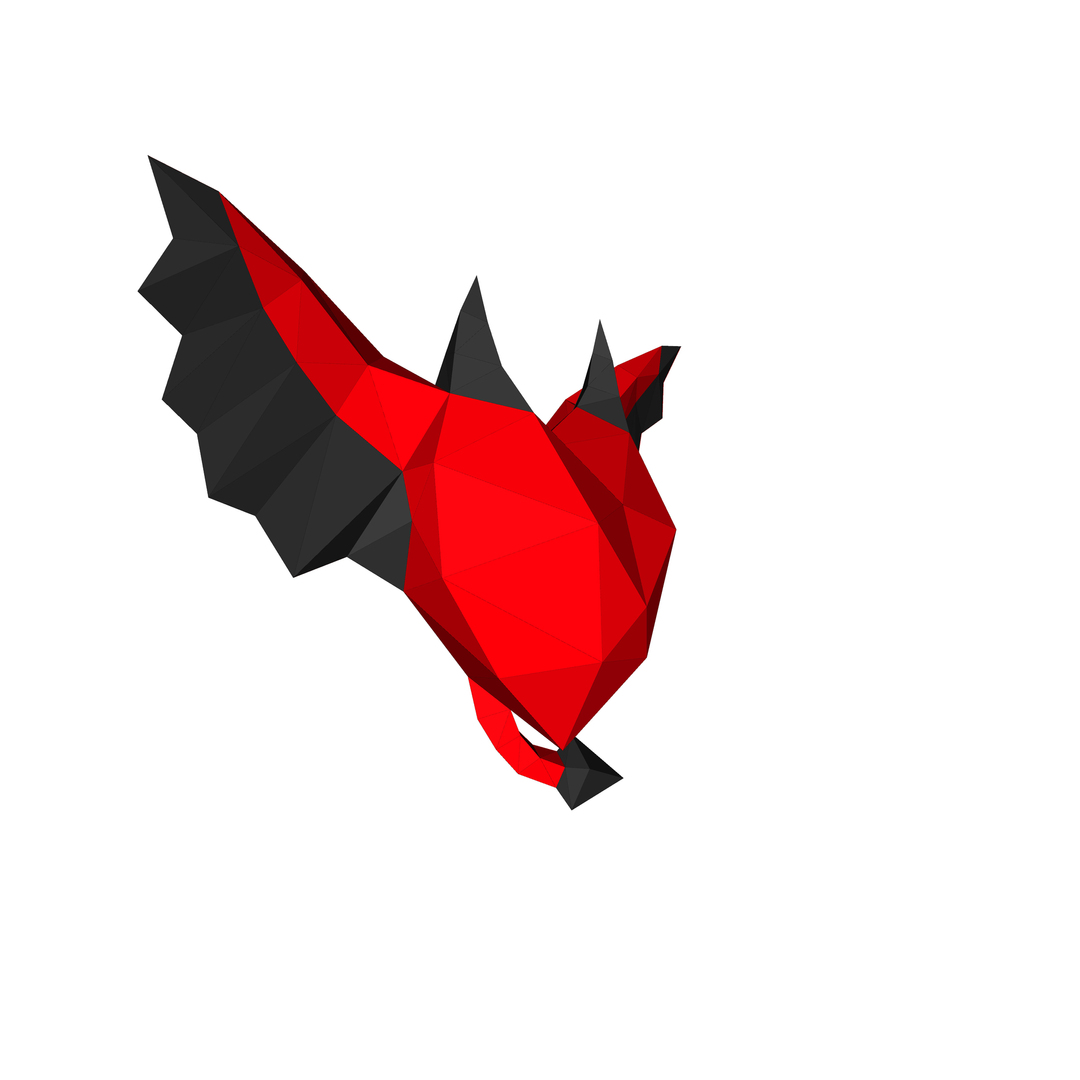 3D Model EVIL HEART 3D Papercraf - TurboSquid 1776549