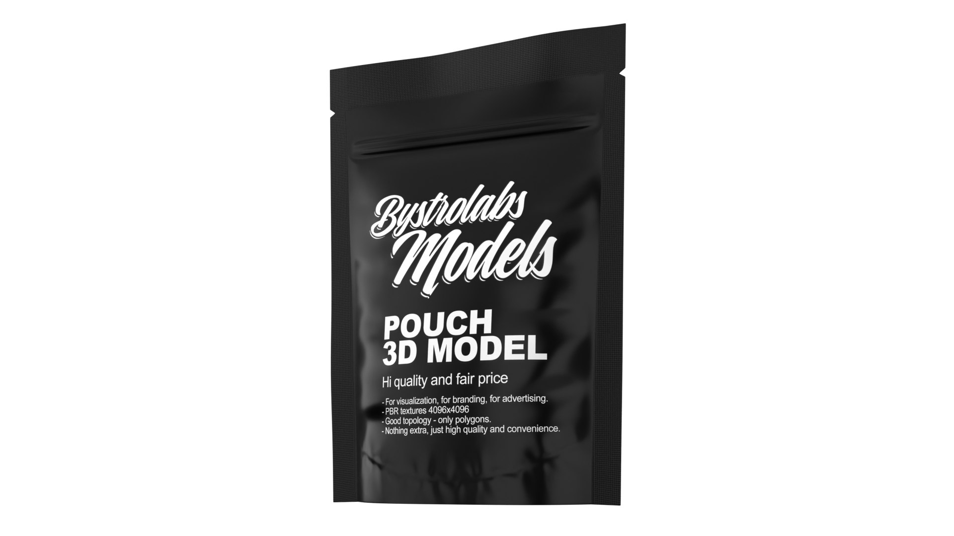 Stand Up Pouch Model - TurboSquid 2361039
