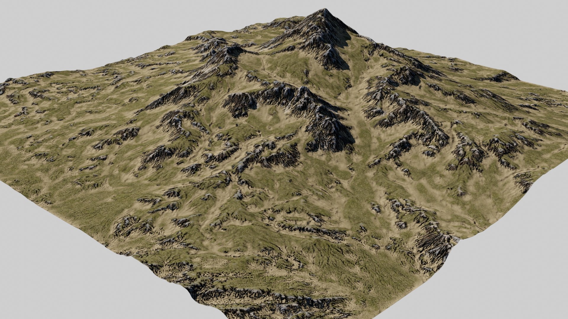 Mountain Ex02 3D Model - TurboSquid 2079526
