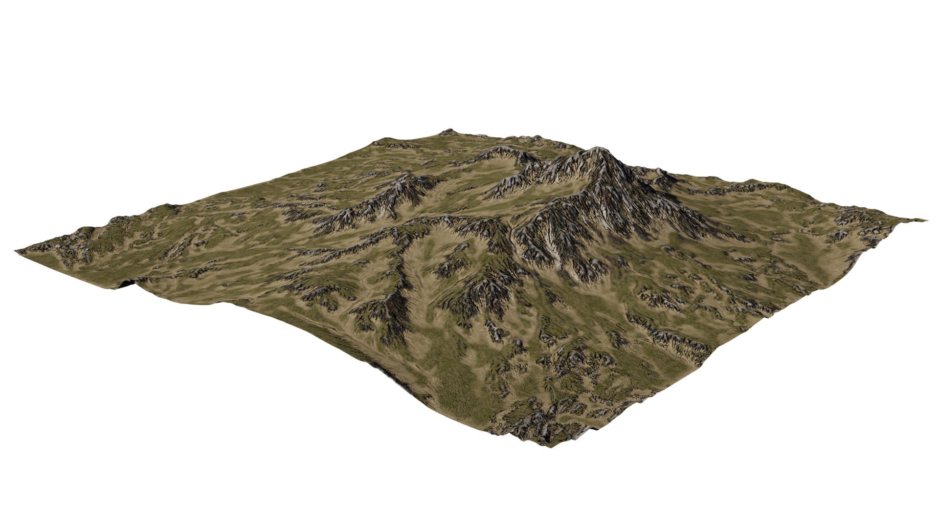Mountain Ex02 3D Model - TurboSquid 2079526