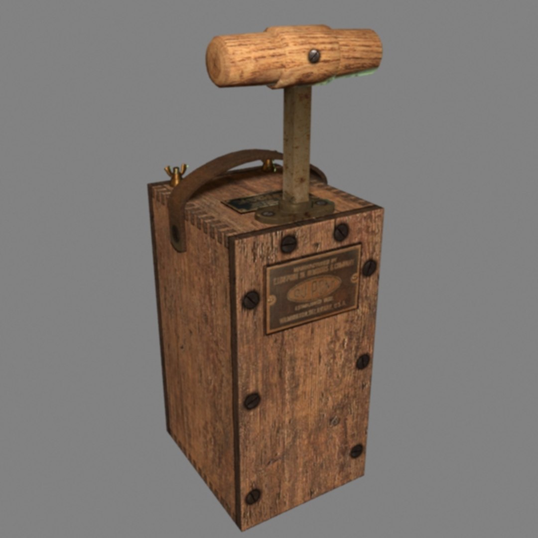 Detonator 3D Model - TurboSquid 1306240