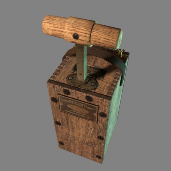 Detonator 3D model - TurboSquid 1306240