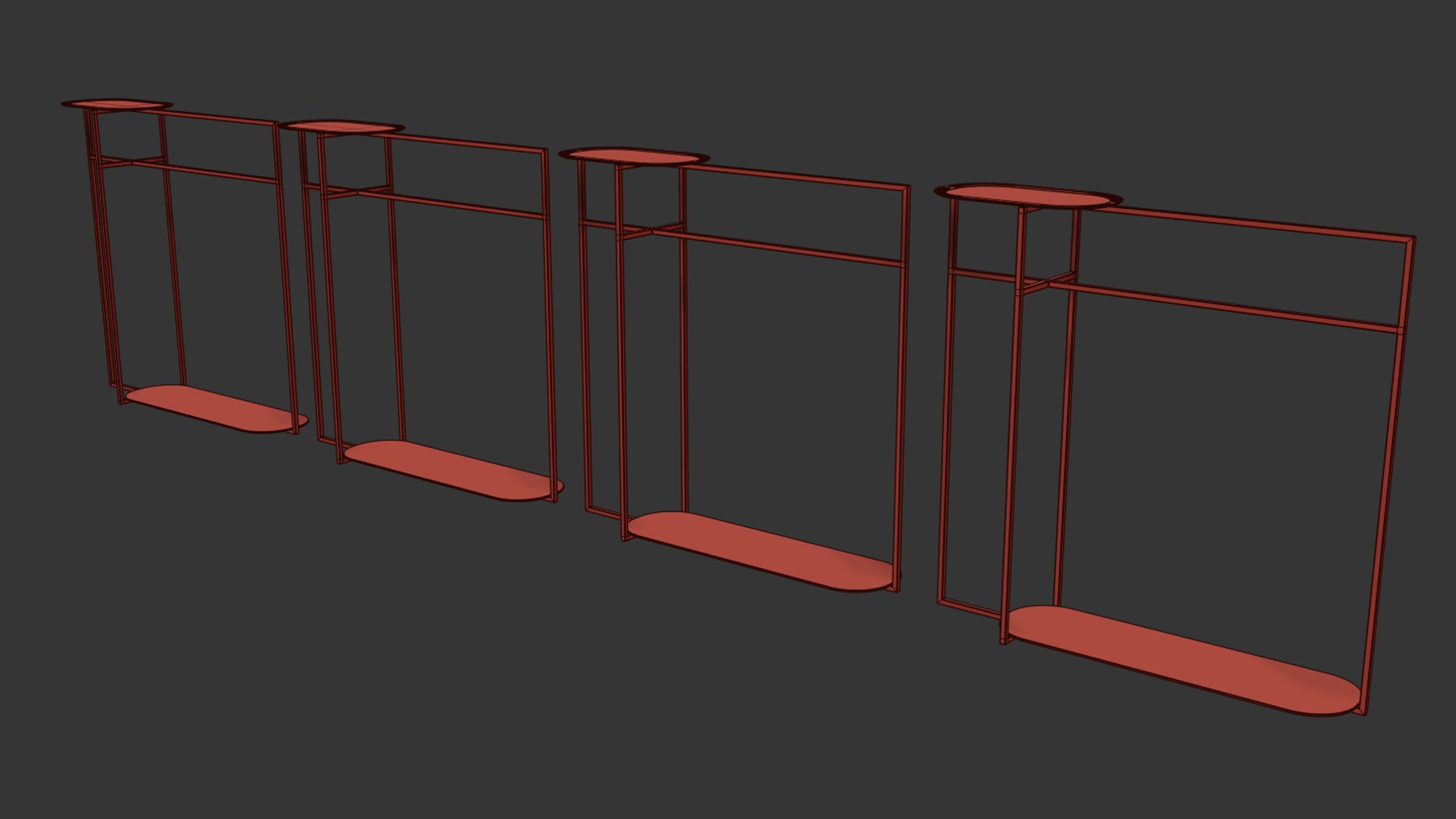 Salvatori Anima Towel Rack Standing By Yabu Pushelberg 3D Model ...