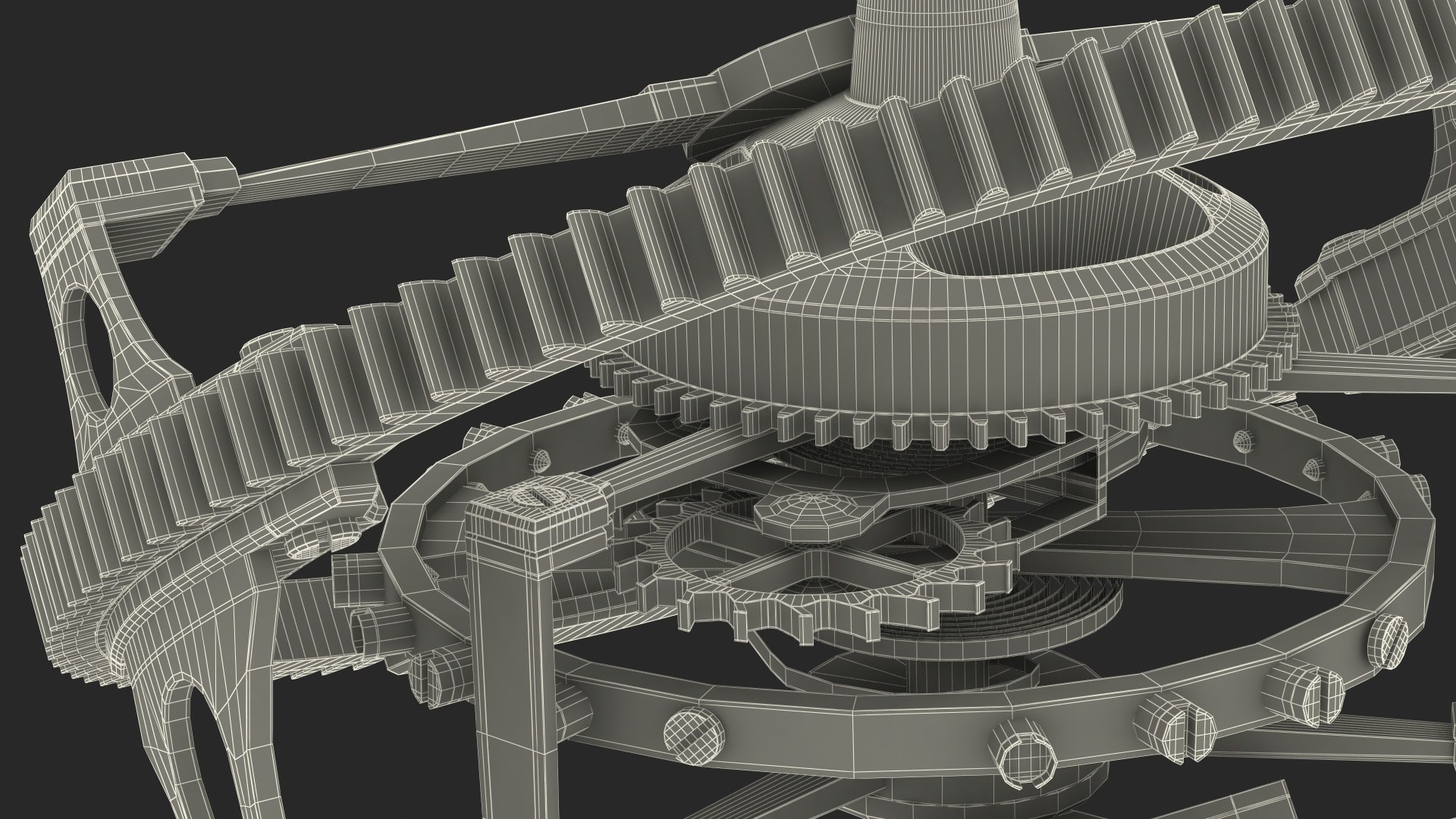 Free 3D golden tourbillon mechanism - TurboSquid 1560730