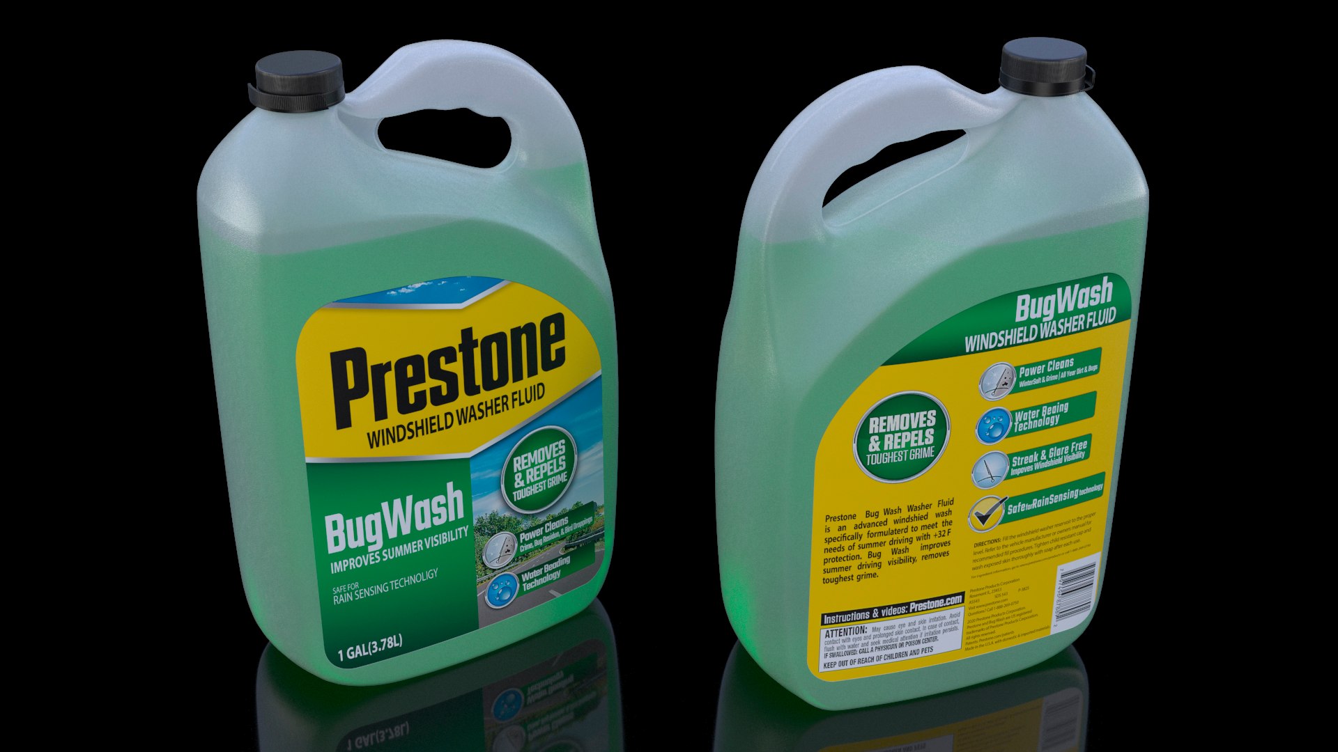 3D Windshield Washer Fluid Prestone Bug Wash - TurboSquid 2015259