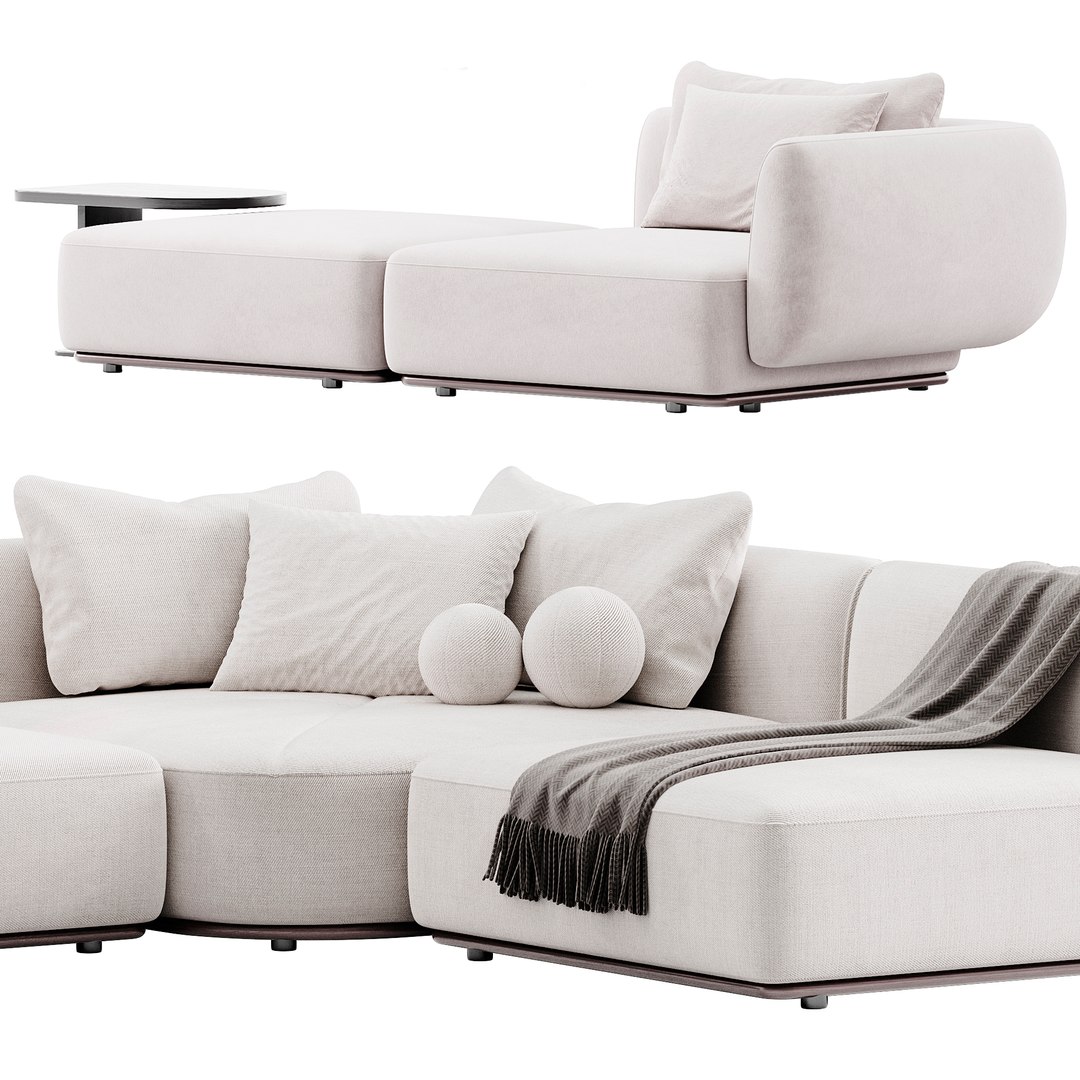 3D SMOOTH Sofa By Blanche - TurboSquid 2170675