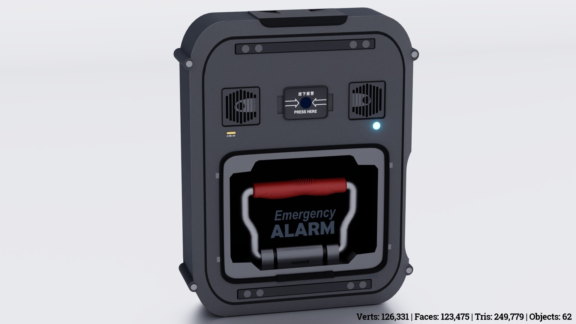 3D Emergency Alarm Model - TurboSquid 2234721