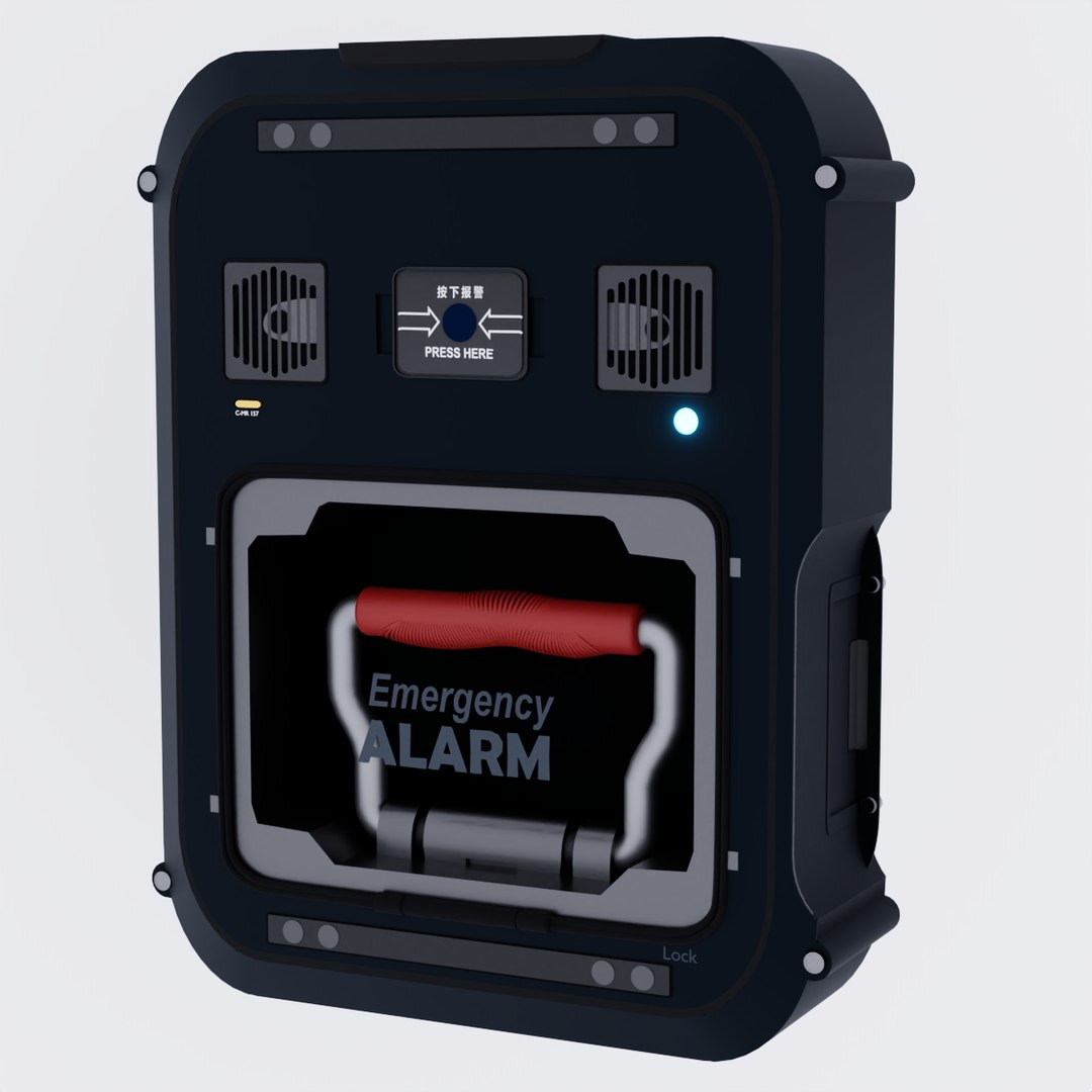 3D Emergency Alarm Model - TurboSquid 2234721