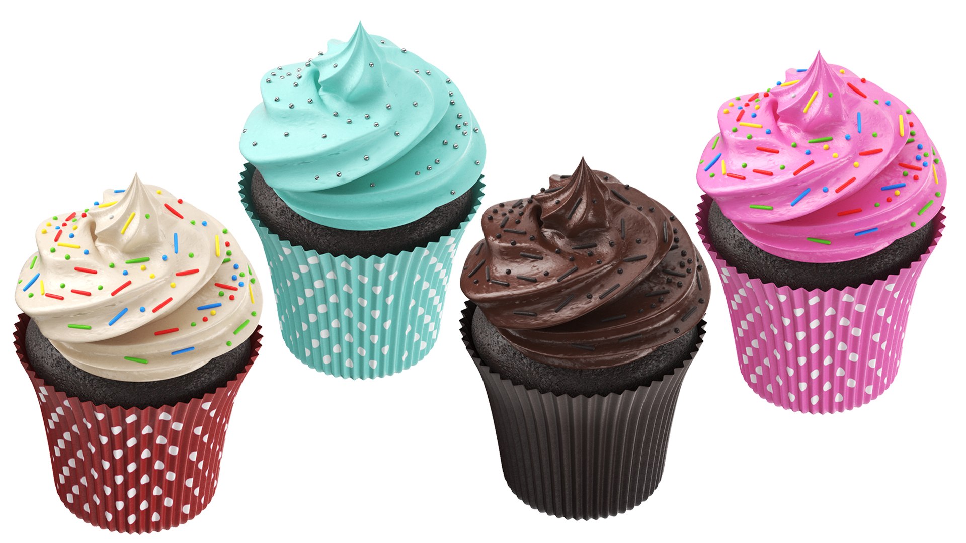 Detailed Cupcake Box Model - TurboSquid 2221671