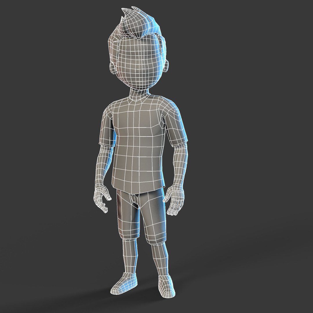 Boy Set 3D Model - TurboSquid 1310971