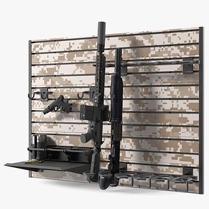 Download Free & Premium Weapon Rack 3D Models | TurboSquid