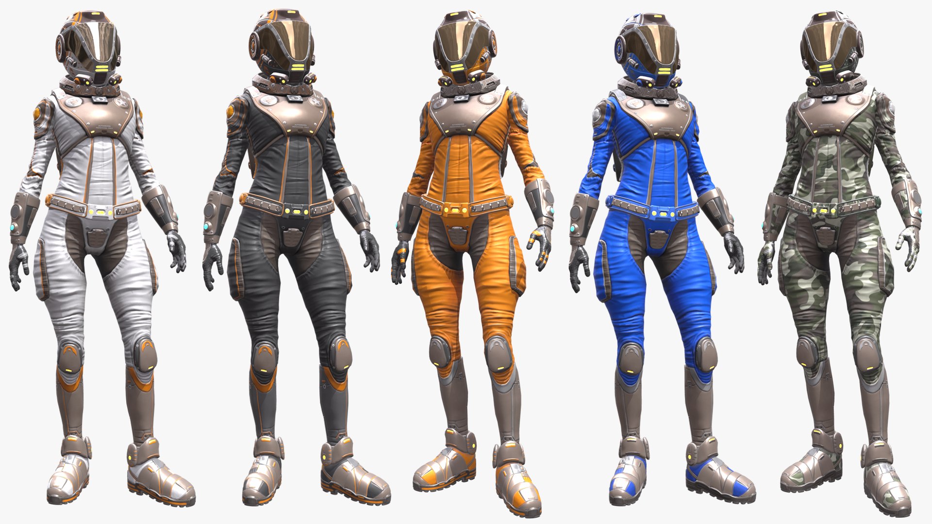 3D model Mars Suit - Female - TurboSquid 2165860