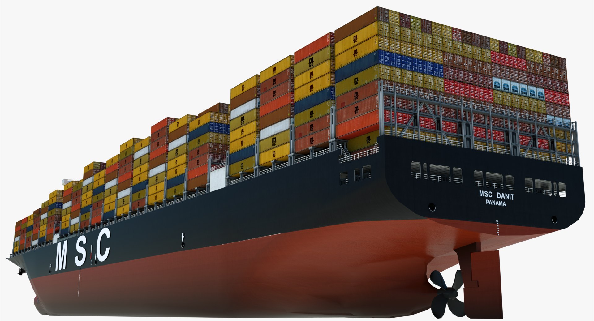 Container Ship Msc Danit Max