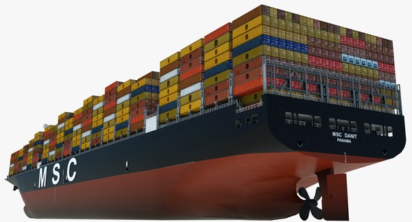 modelo 3d MSC Danit - TurboSquid 970203