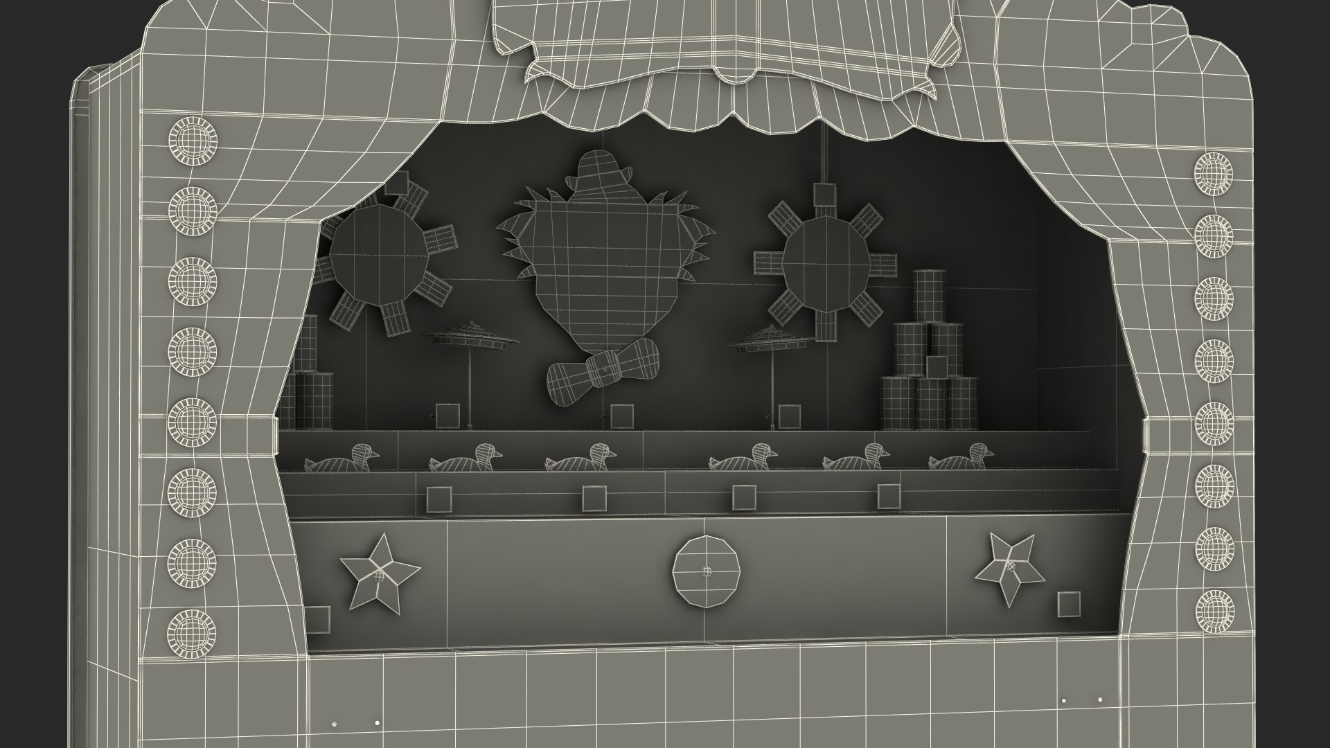 Sideshow 1889 Game Booth Model - TurboSquid 2352508