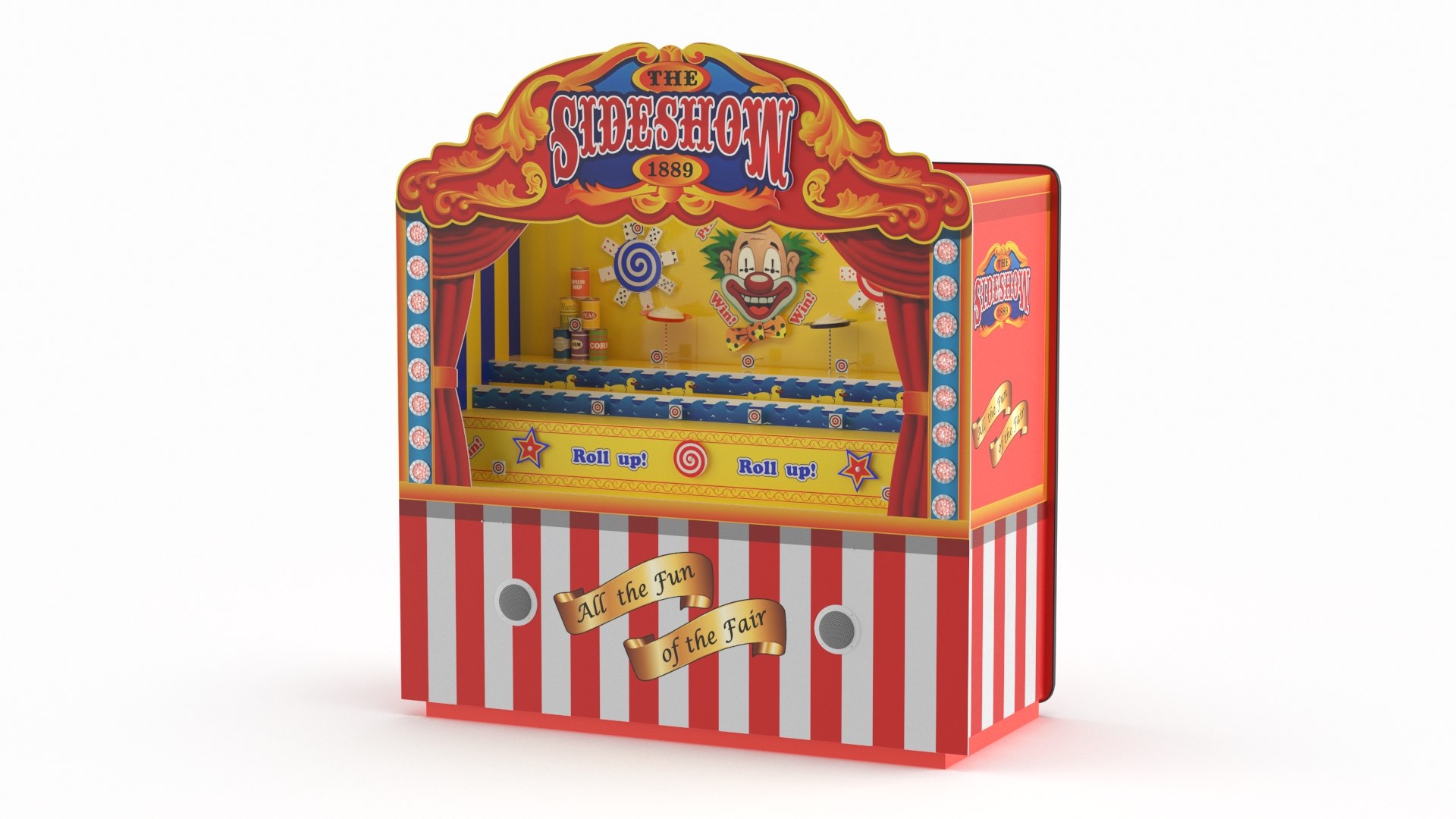 Sideshow 1889 Game Booth Model - TurboSquid 2352508
