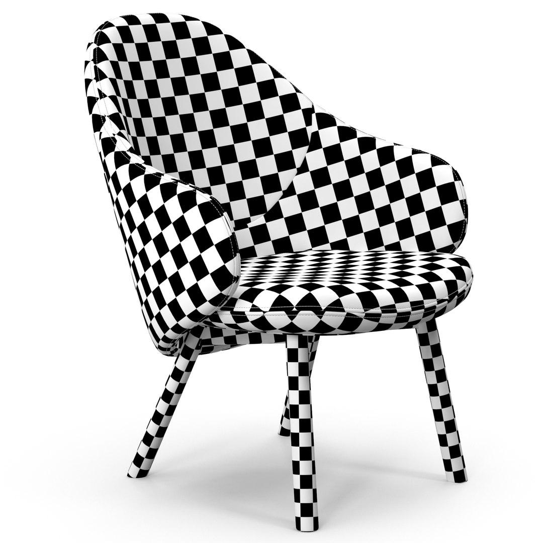 3D Alba Lounge Armchair - TurboSquid 1204192