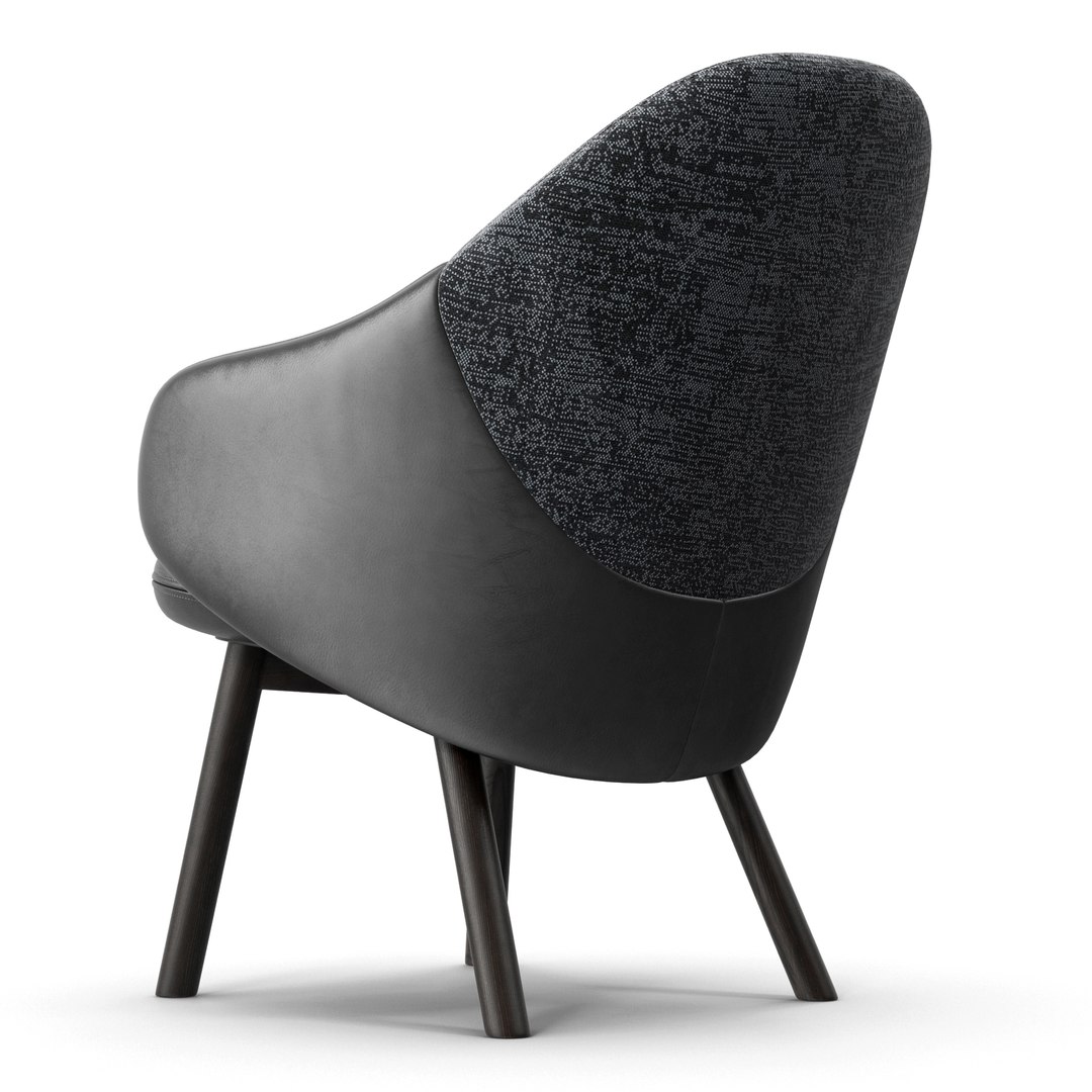 3D Alba Lounge Armchair - TurboSquid 1204192